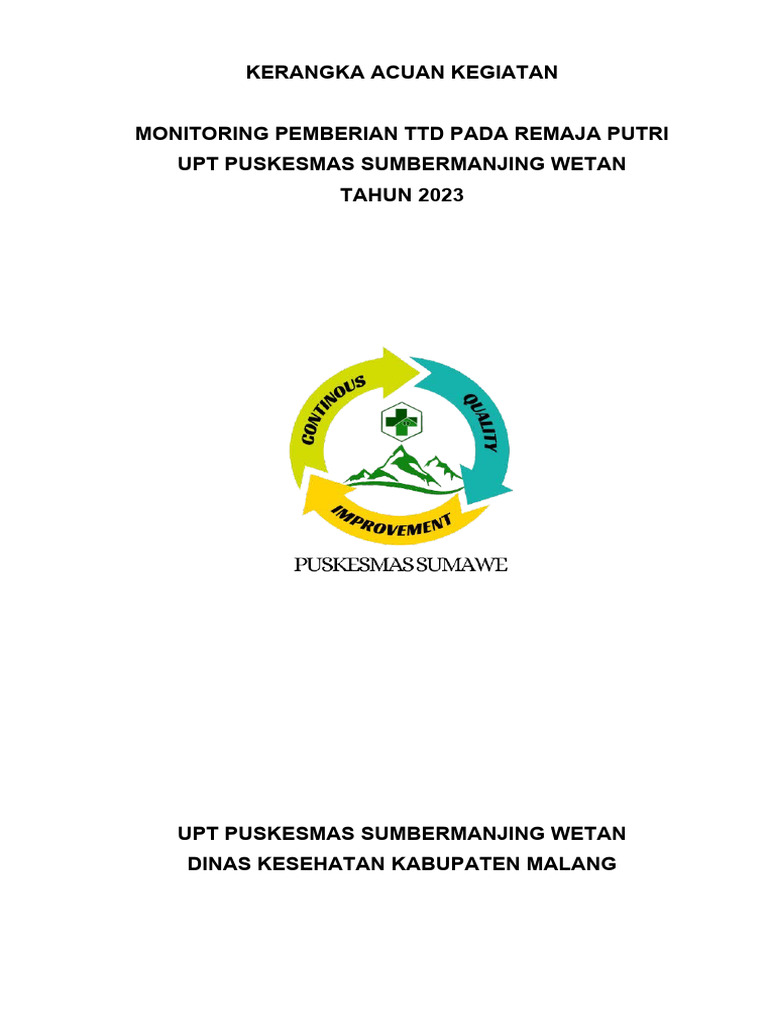Monitoring TTD Remaja Putri 2023 | PDF | Kesehatan Holistik