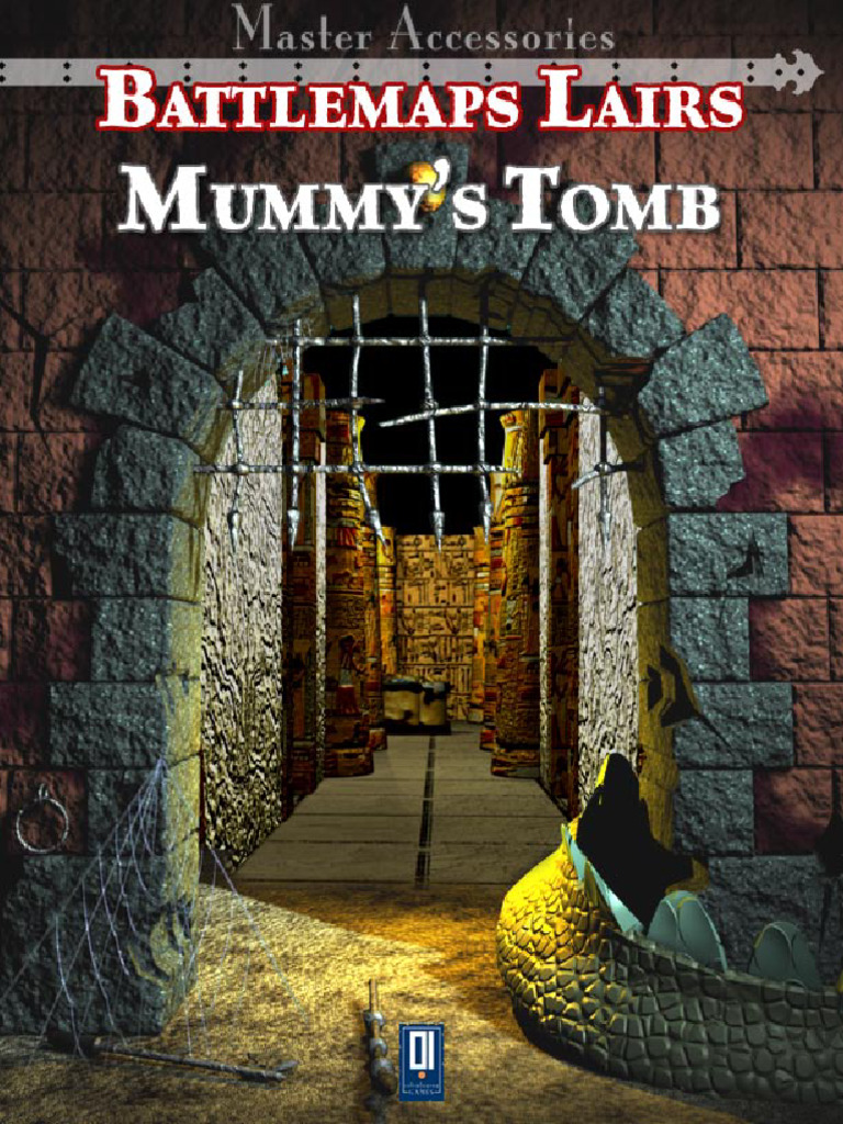 D&D 3e - Tiles - Battlemaps Lairs - Mummy's Tomb | PDF | Mummy