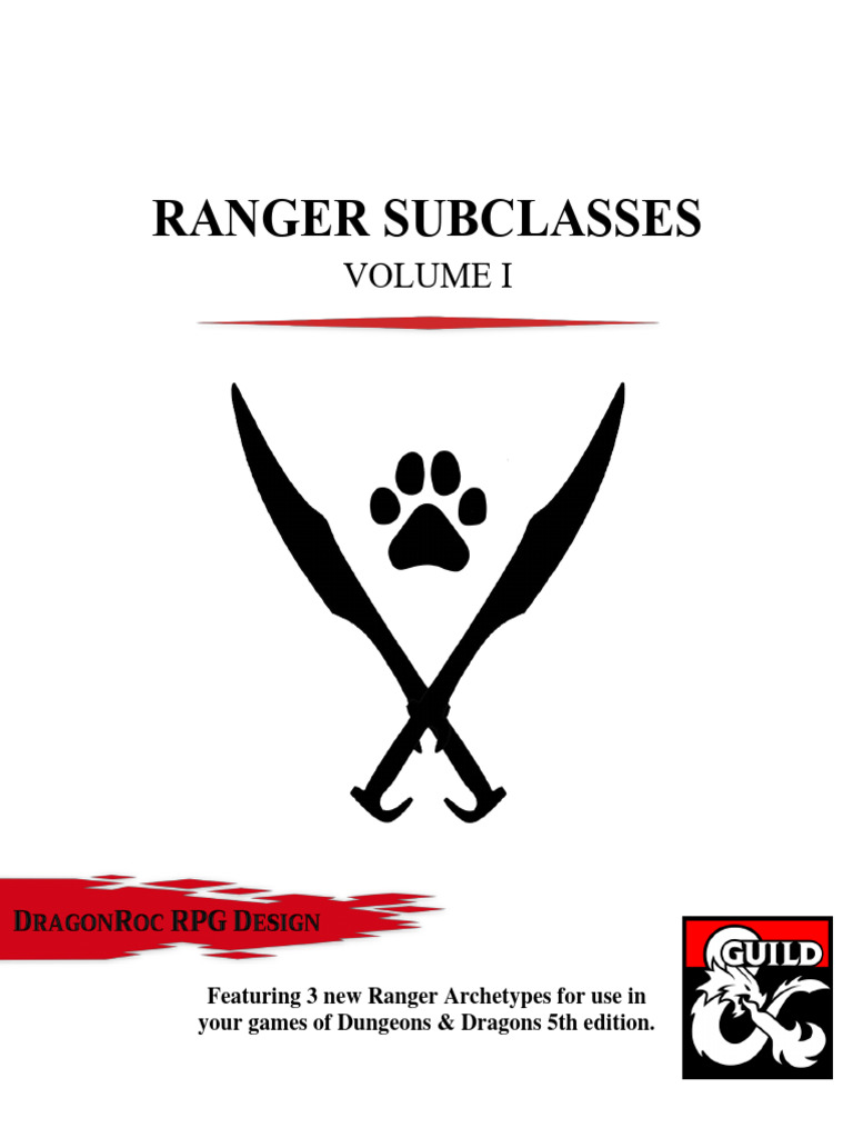 2825225-Ranger Subclasses Vol. 1 - DragonRoc RPG Design 1.0 | PDF ...
