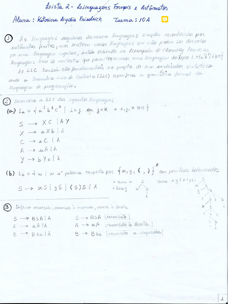 Lista2-Resolvida 2 | PDF