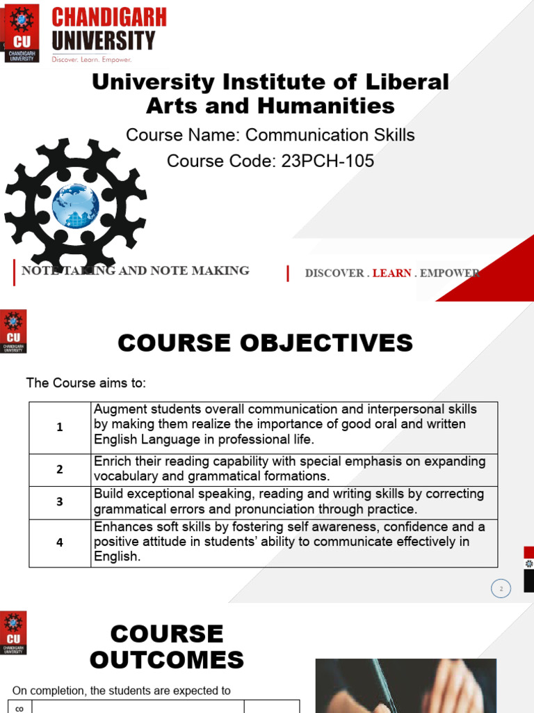 Note Taking and Note Making | PDF | Communication | Human Communication