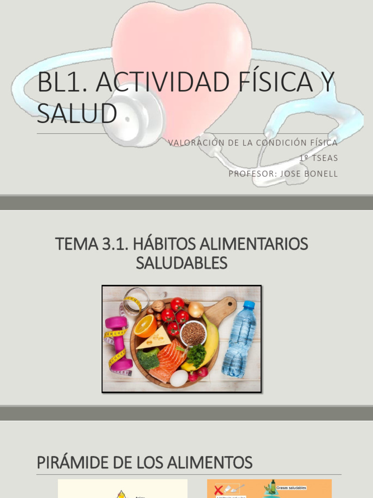 Tema 3.1. Hábitos Alimenticios Saludables | PDF | Dieta y nutrición ...