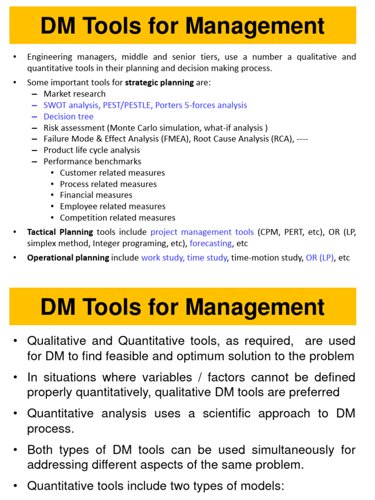 8.1EM (Lec11-13) Quantitative DM-LP Optimization | PDF | Linear Programming | Mathematical ...
