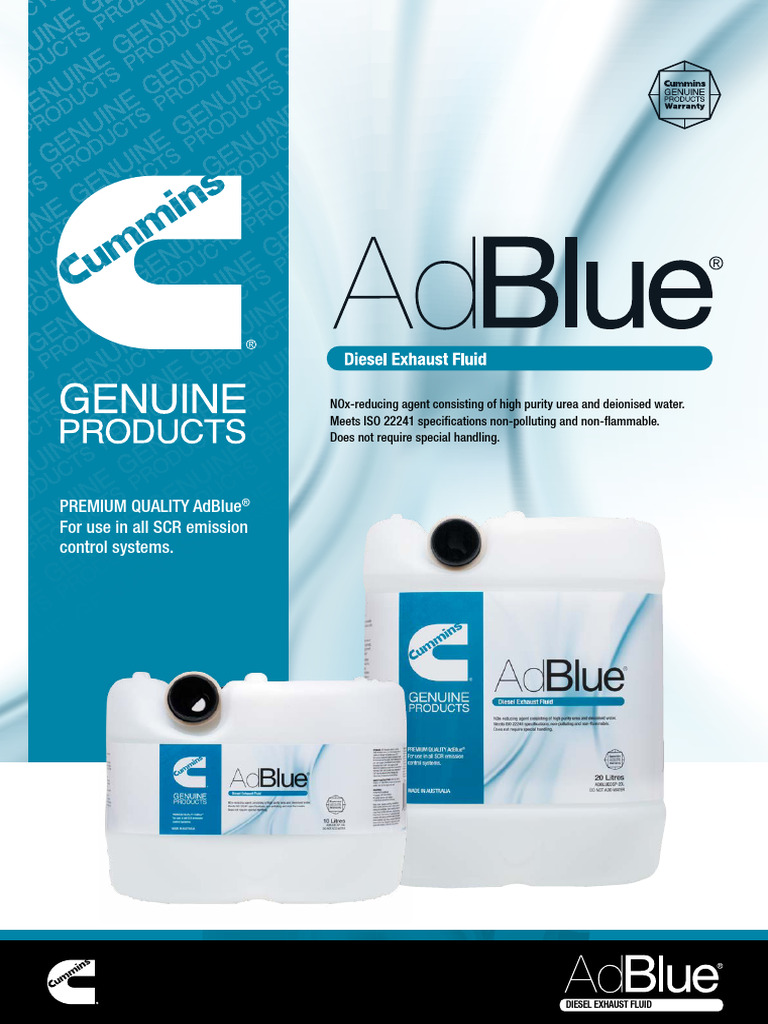 AdBlue A4 Flyer | PDF | Chemistry | Physical Sciences