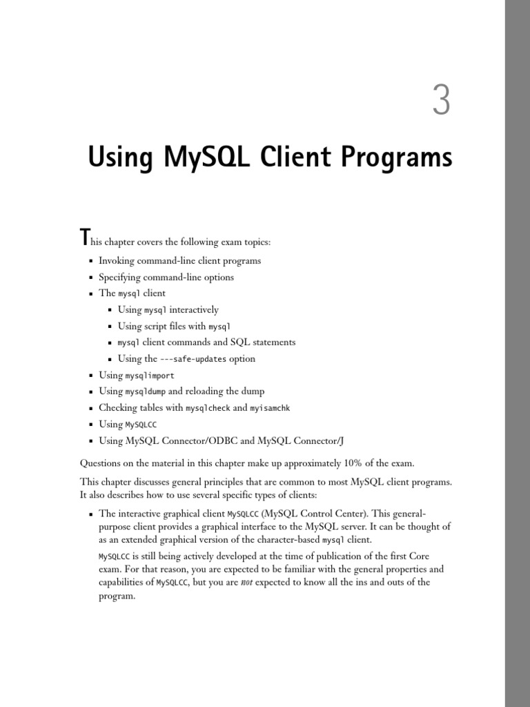 Sample Chapter | PDF | Command Line Interface | Databases