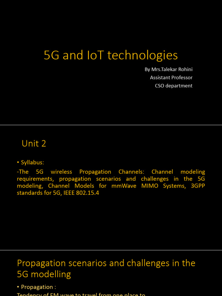 Unit 2 PPT 2 | PDF | Radio Propagation | Extremely High Frequency