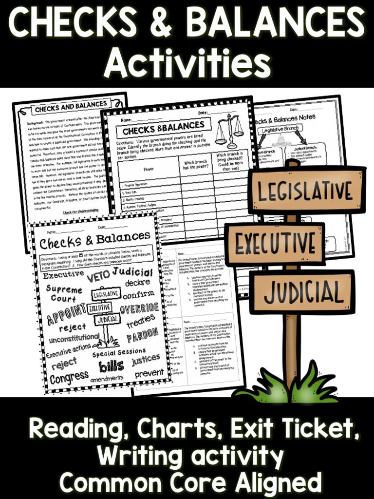 Checks & Balances Lesson Plan | PDF | Presidents Of The United States ...