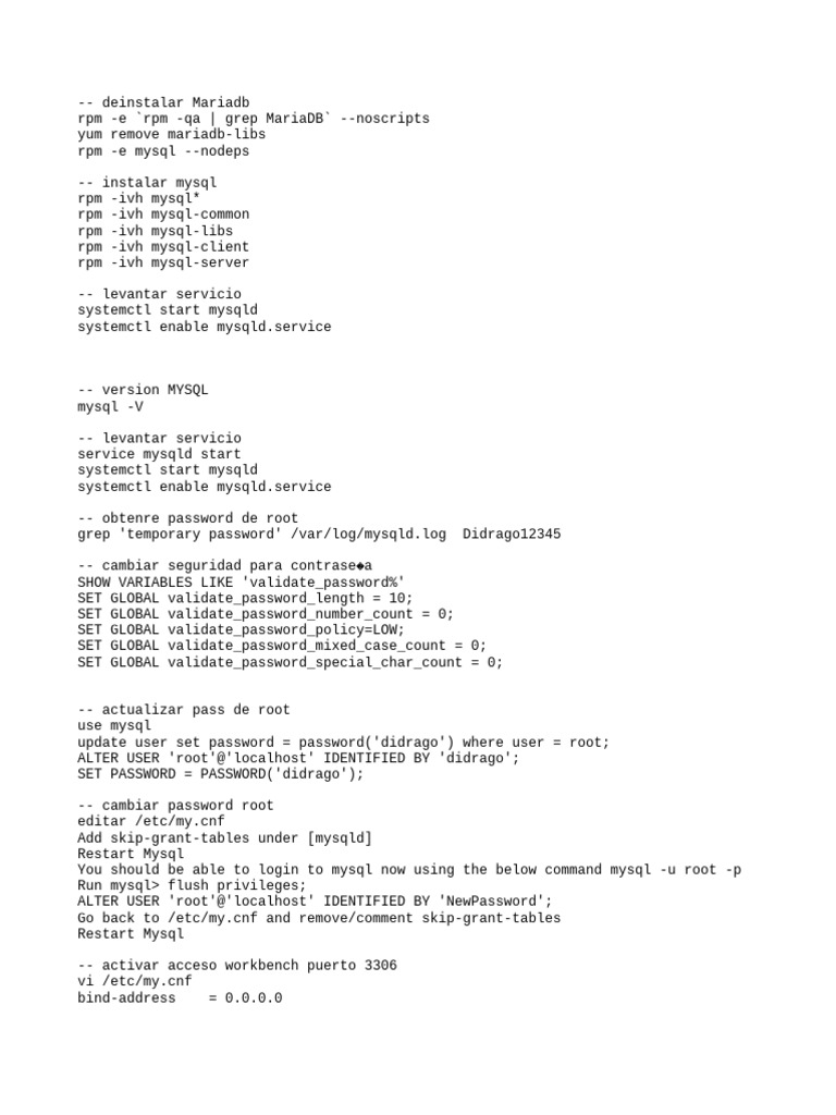 Comandos MYSQL | PDF | Database Index | Databases Comandos MYSQL | PDF | Database Index | Databases