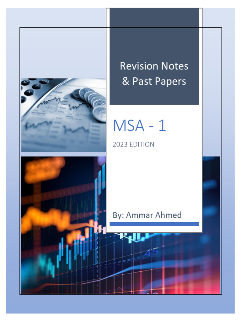 MSA-1 Book (Publish) - 2023 | PDF | Deferred Tax | International ...