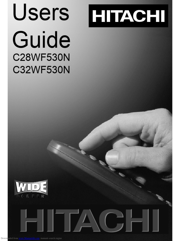 c32wf530n Users Guide | PDF | Menu (Computing) | Television