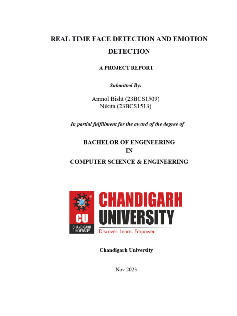 30 Page Sample Format For Project Report of DT | PDF | Statistical ...
