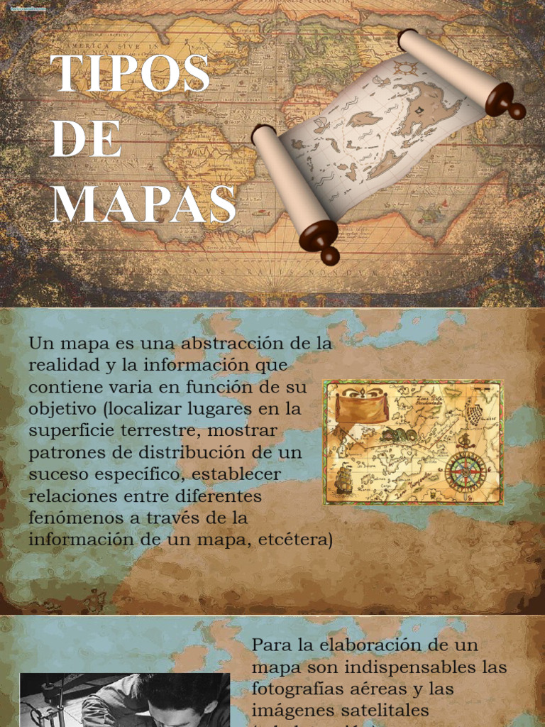 Tipos de Mapas | Descargar gratis PDF | Mapa | Tierra