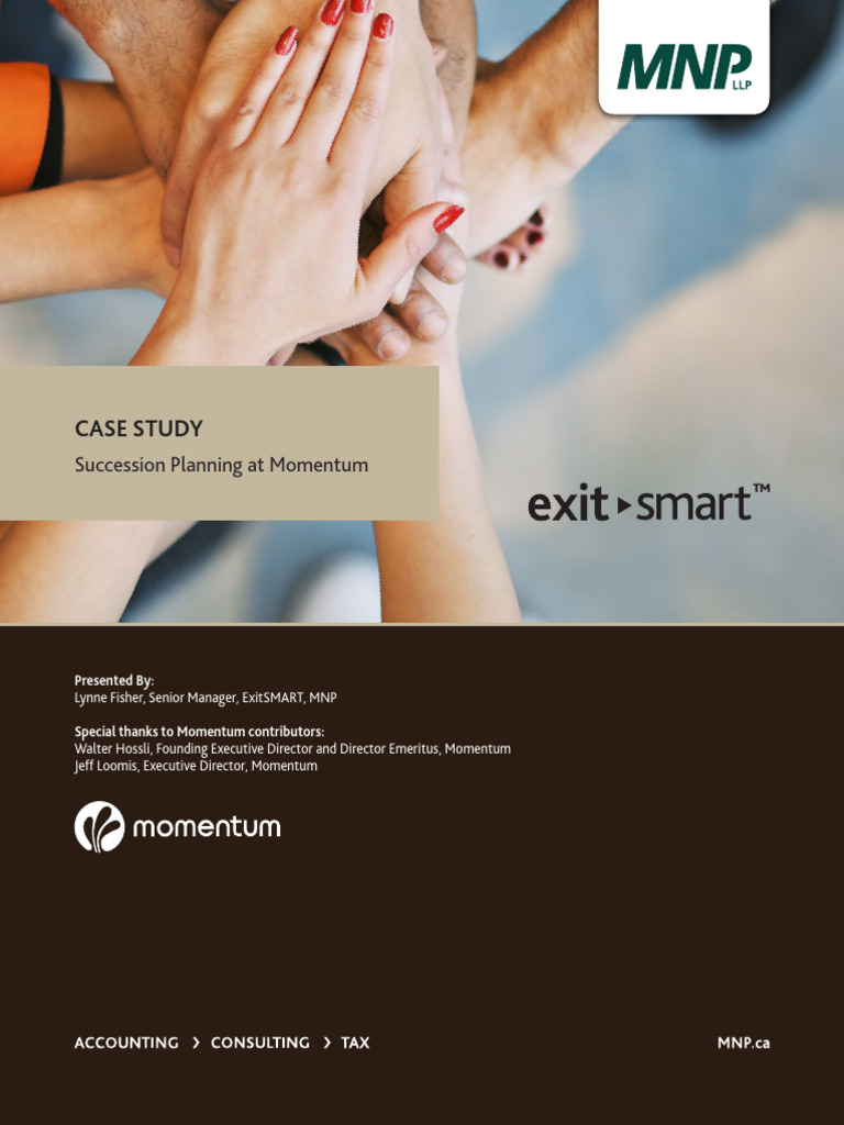 Succession Planning at Momentum - A Case Study by MNP | PDF ...