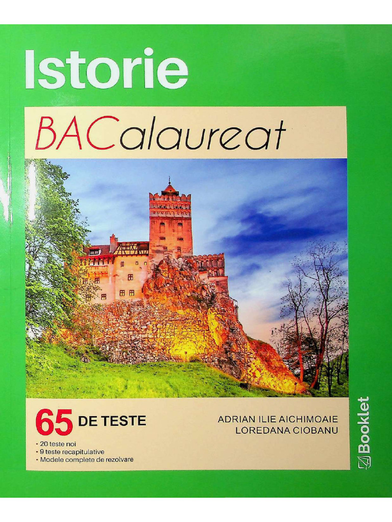 Culegere Teste Istorie BAC | PDF