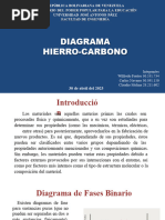 Diagrama de Fases Del Sistema Hierro-Carbono | PDF | Fase (materia) | Química