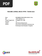 Resume Jurnal Mooc PPPK Tahun 2024 | PDF