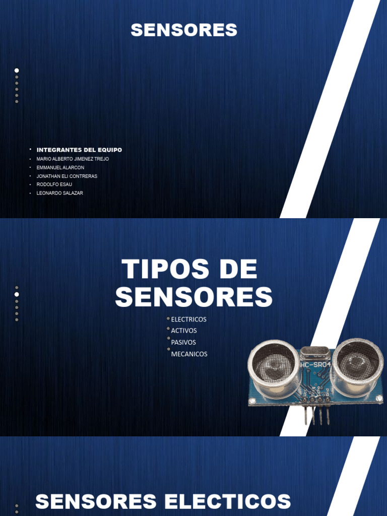Presentacion de Sensores Homero | PDF | Sensor | Medición