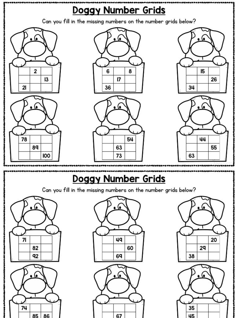 Doggy Number Grids | PDF
