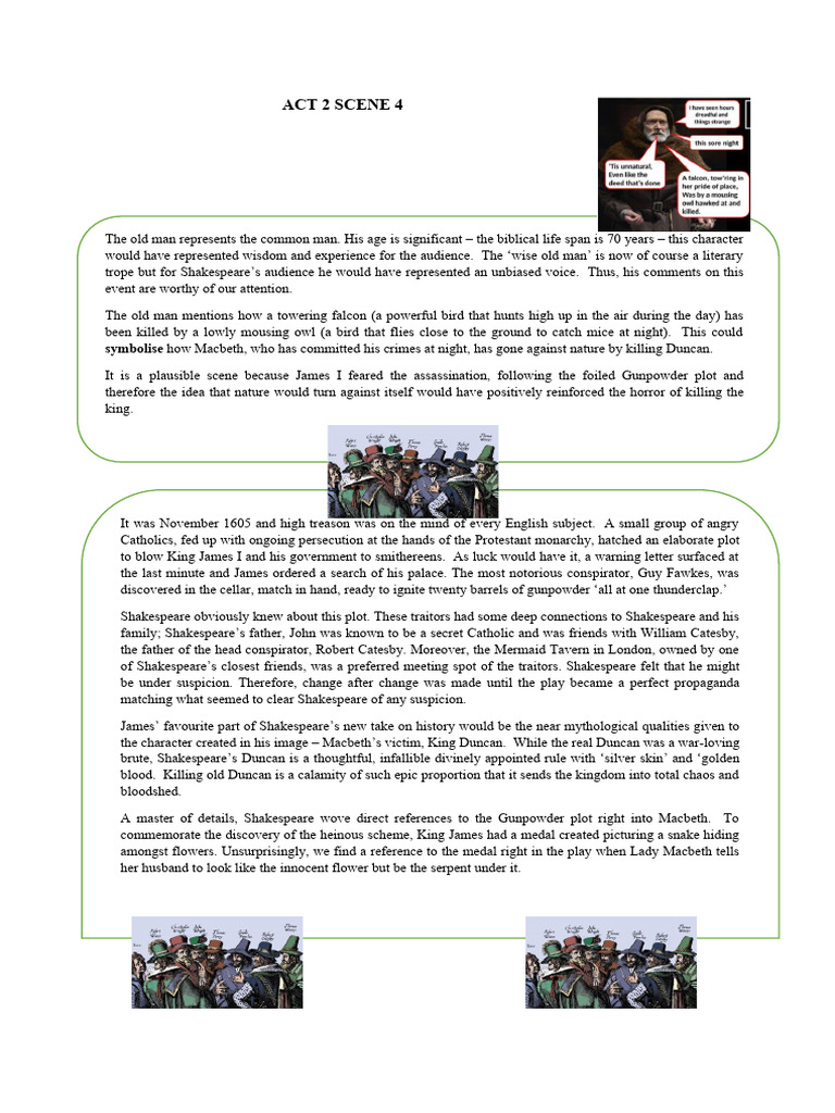 Act 2 Scene 4 | PDF | Macbeth