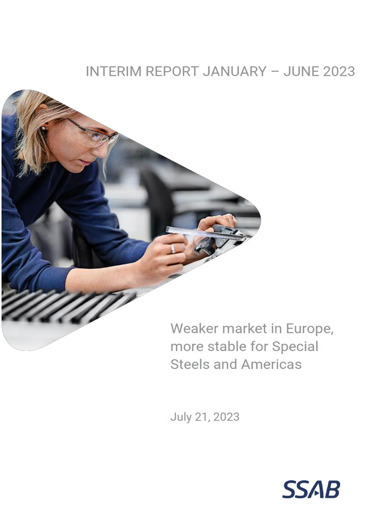 SSAB Q2 Report 2023 - ENG - F | PDF | Bonds (Finance) | Dividend
