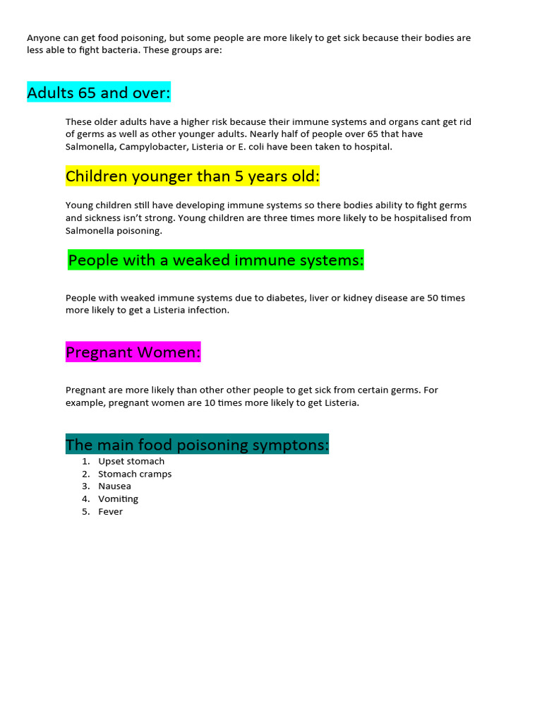Food Tech Homework | PDF