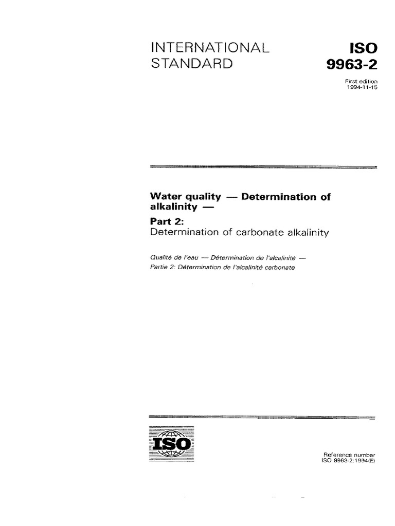 Iso 9963-2-1994 | PDF