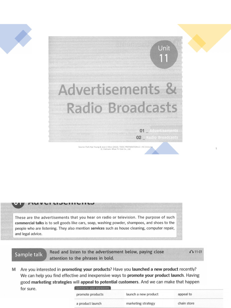 Toeic 6 - Listening | PDF