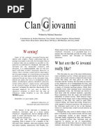 Giovanni Clan Guide MES VTM | PDF