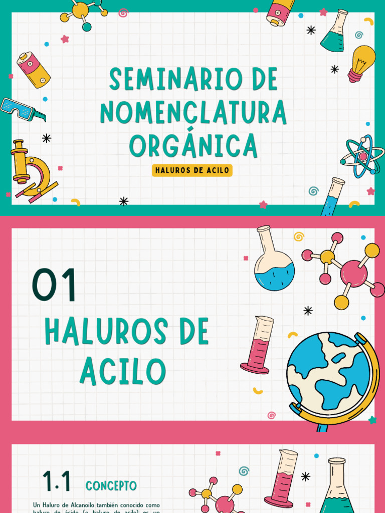 Nomenclatura Organica de Haluros de Acilo | Descargar gratis PDF ...