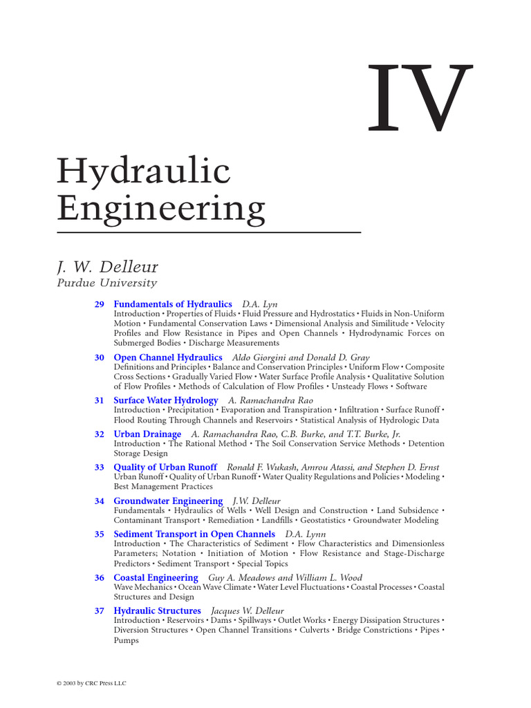 Hydraulic Engineering | PDF | Hydrology | Surface Runoff