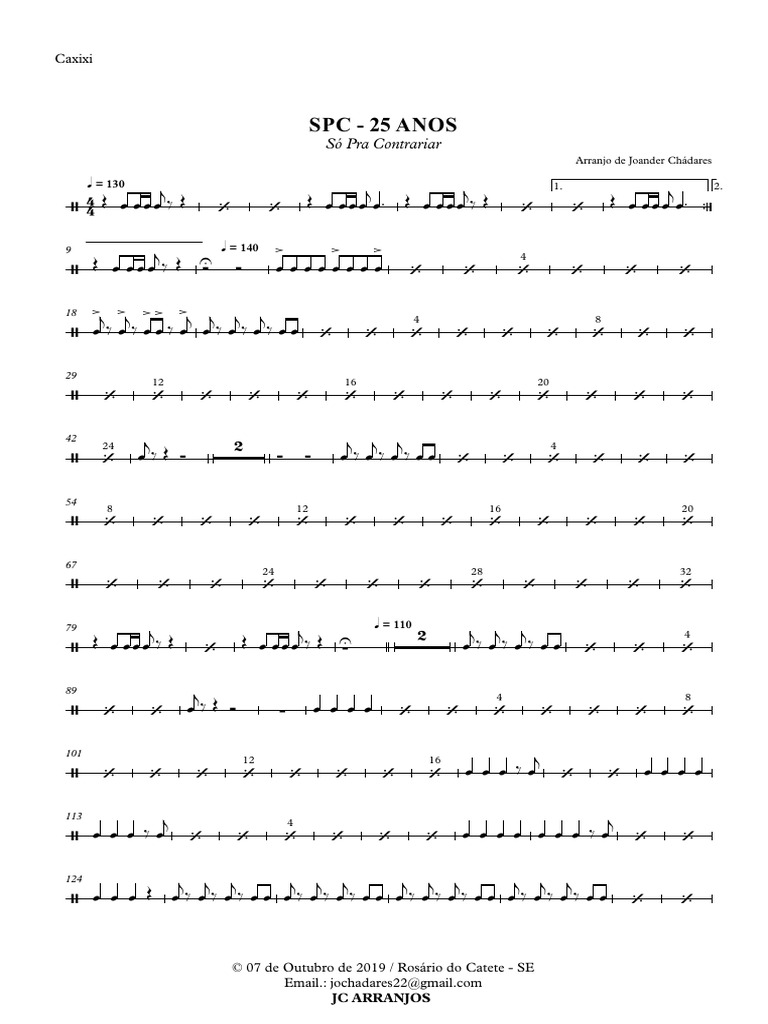 SPC - 25 Anos - Caxixi | PDF