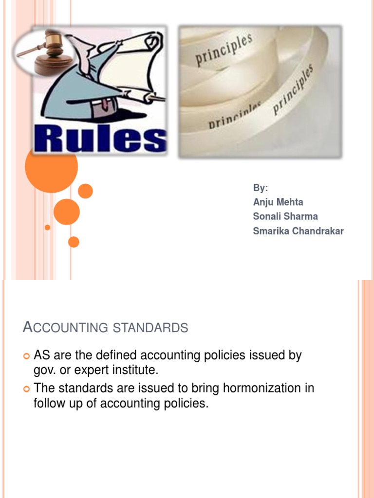 Rules vs Principle Based Accounting Standards | PDF | Financial ...