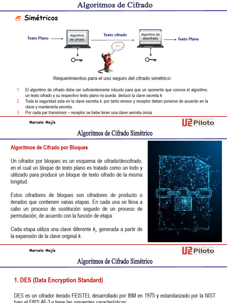 Criptosistemas Simtricos | PDF | Ingeniería en telecomunicaciones | Matemáticas Aplicadas
