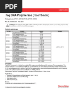 DreamTaq PCR Master Mix Protocol Guide | PDF | Polymerase Chain ...