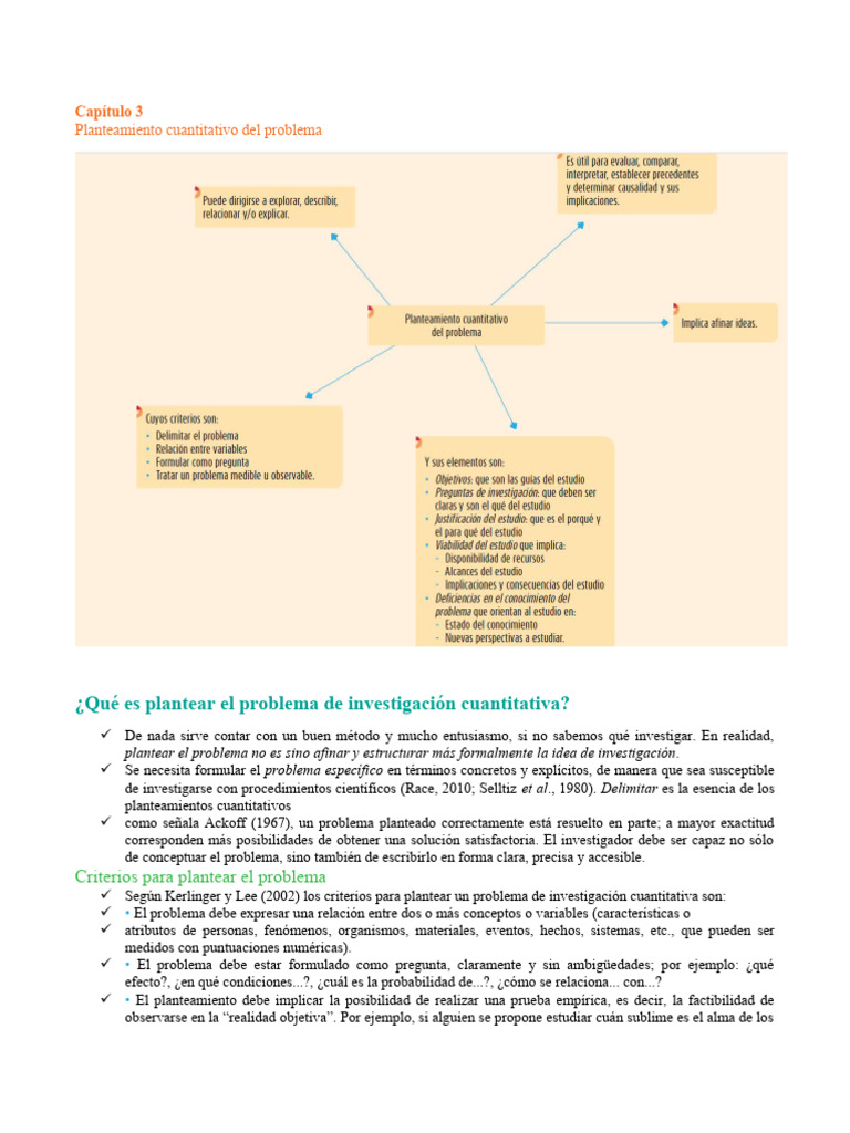 Capítulo 3 y 7 | PDF | Experimentar | Investigación cuantitativa