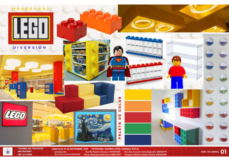 Moodboard Pop Up Store Lego | PDF