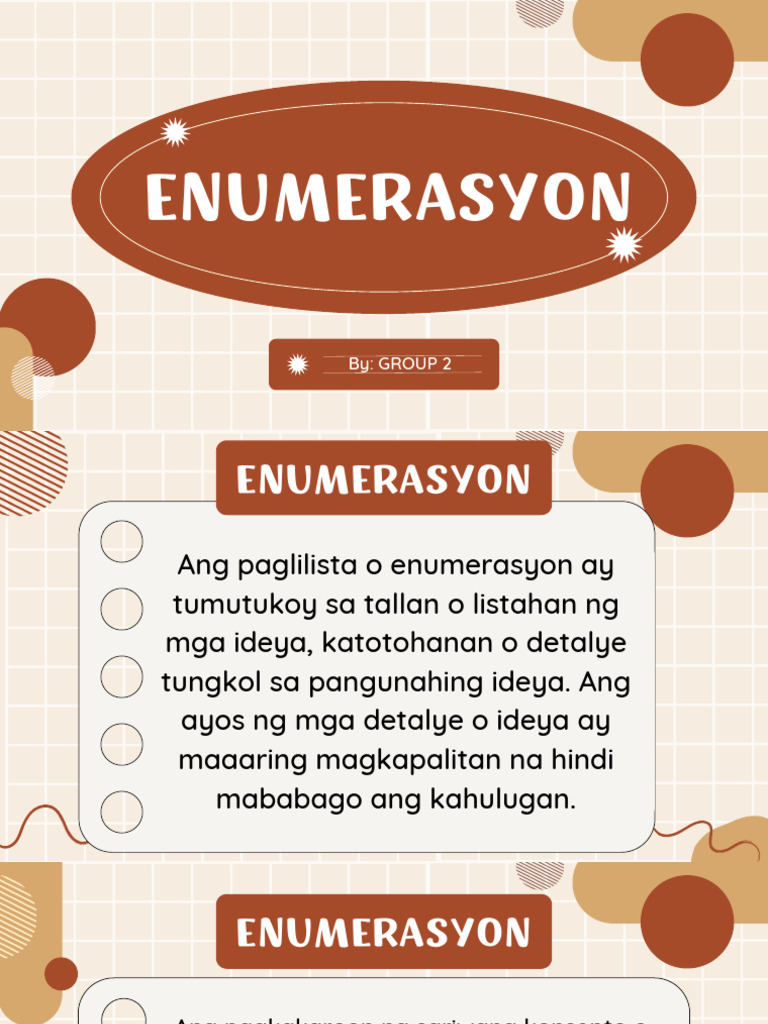 ENUMERASYON | PDF