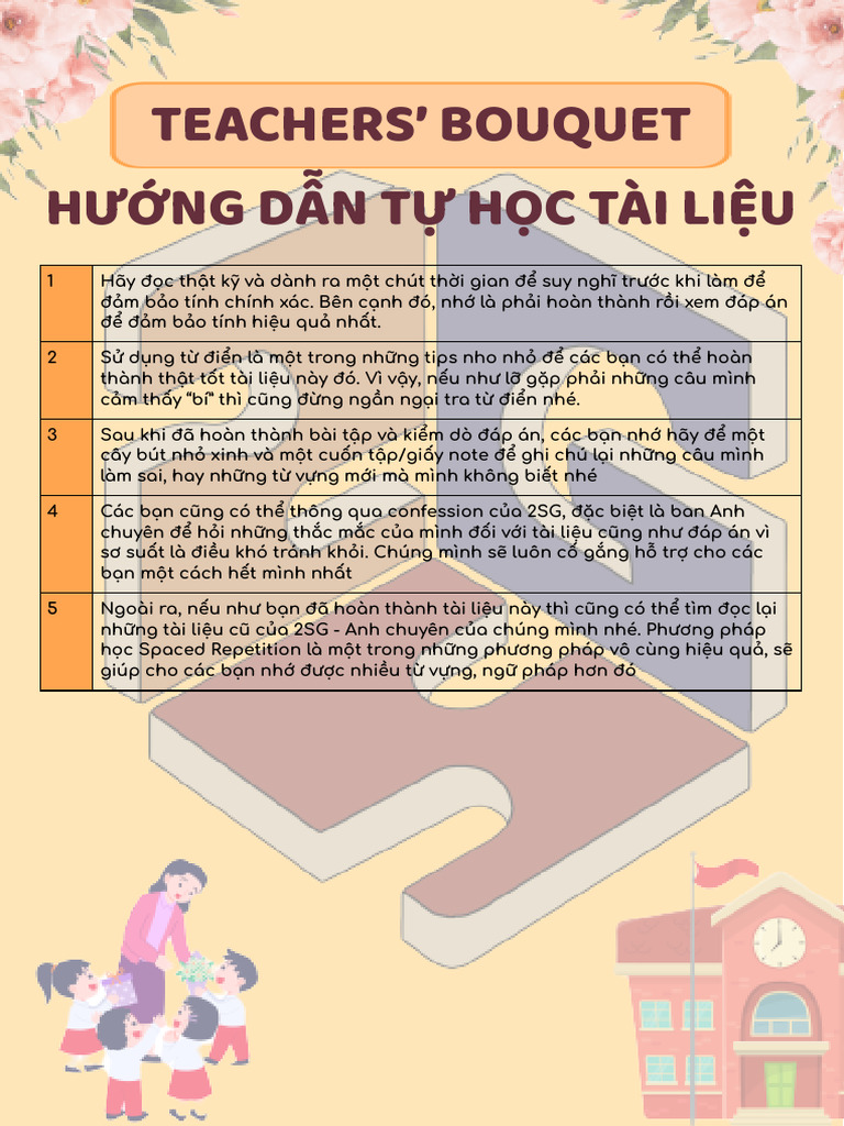 (2sg Gen 4) Teachers' Bouquet | PDF