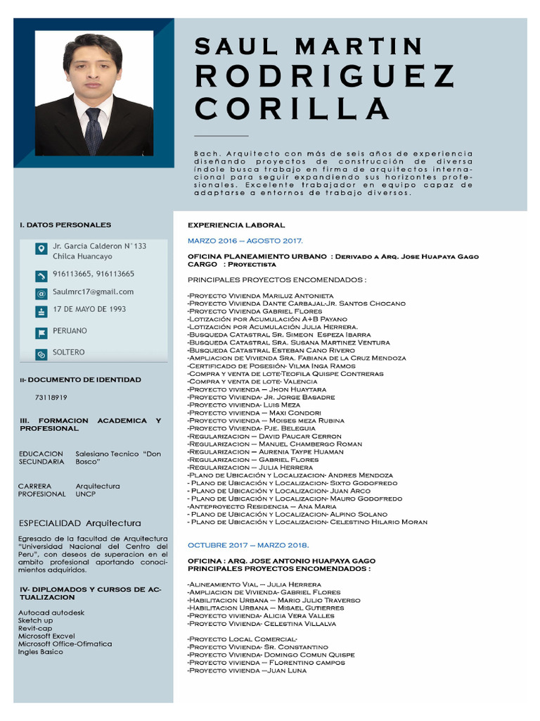 Cv-Saul Rodriguez | PDF