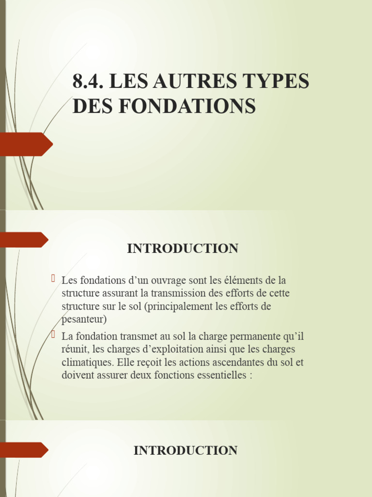 TP4 Groupe 5 | PDF | Fondation (construction) | Ingénierie civile