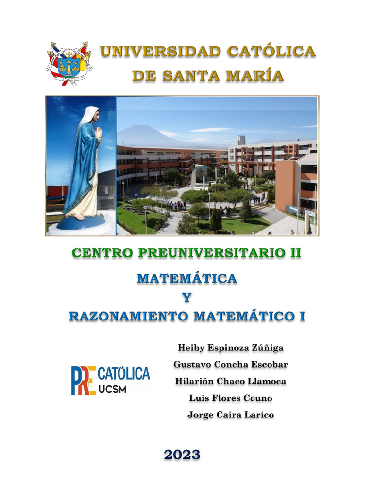 Matematica y Raz. Matematico I 2024-II | PDF | Números | Entero