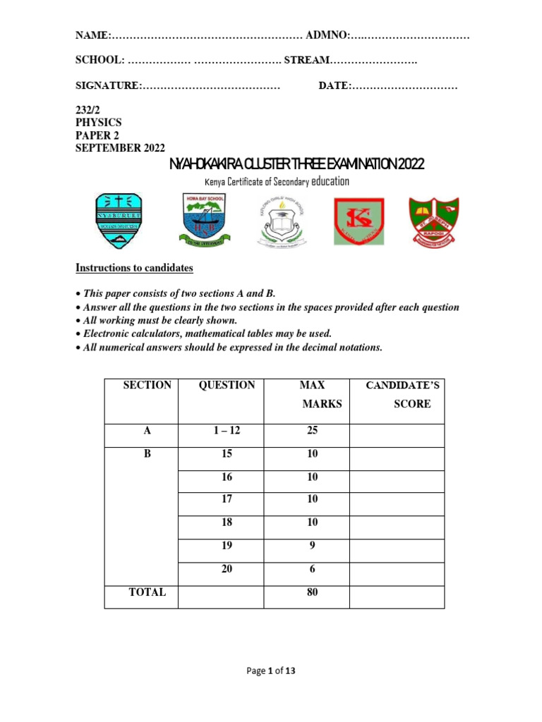 Physics Pp2 Exam | Download Free PDF | Capacitor | Rectifier
