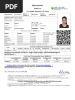 NEET Scorecard | PDF