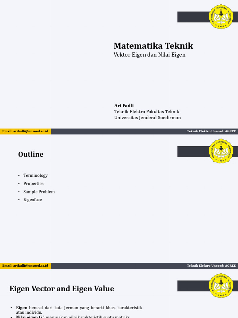 Eigen Vector and Value | PDF | Eigenvalues And Eigenvectors | Algebra