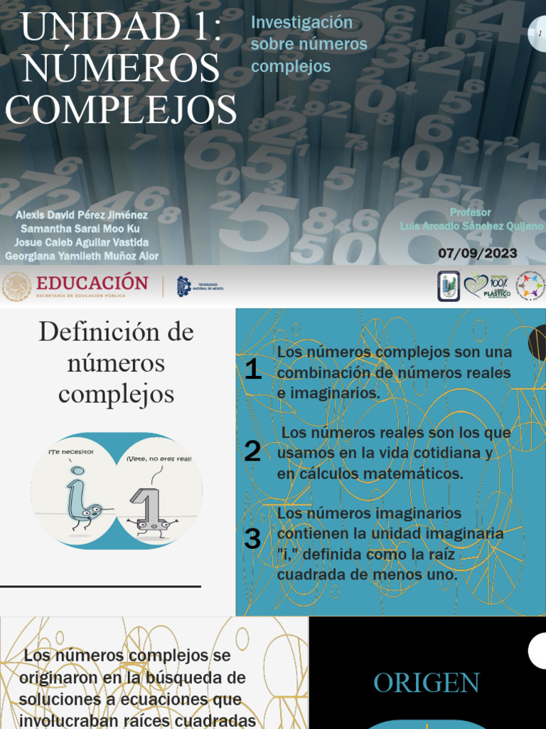 Que Son Los Numeros Complejos | PDF | Números | Número complejo