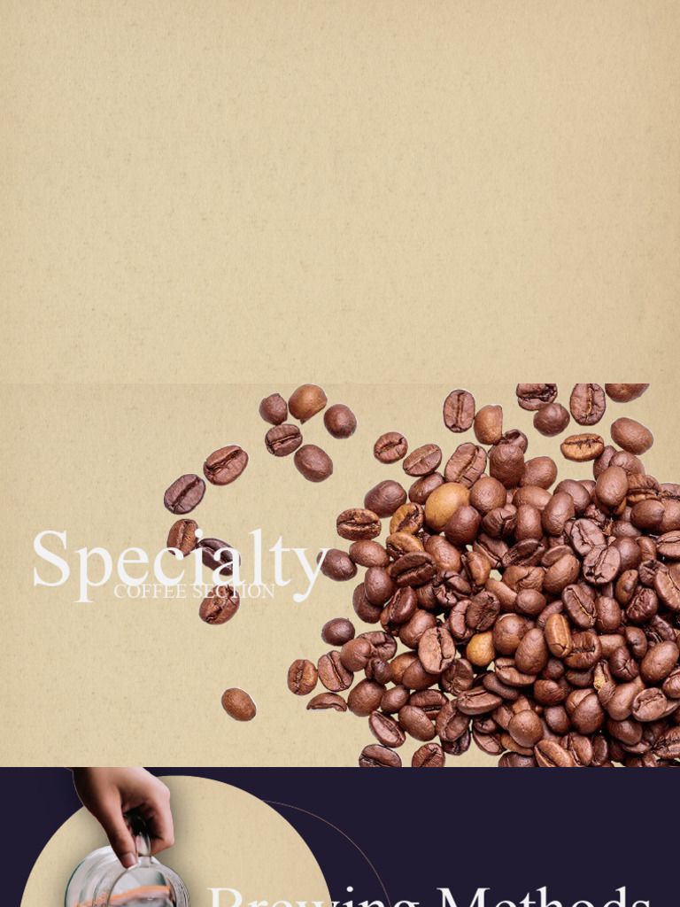 Coffee Brewing Methods PowerPoint Morph Animation Template Brown ...