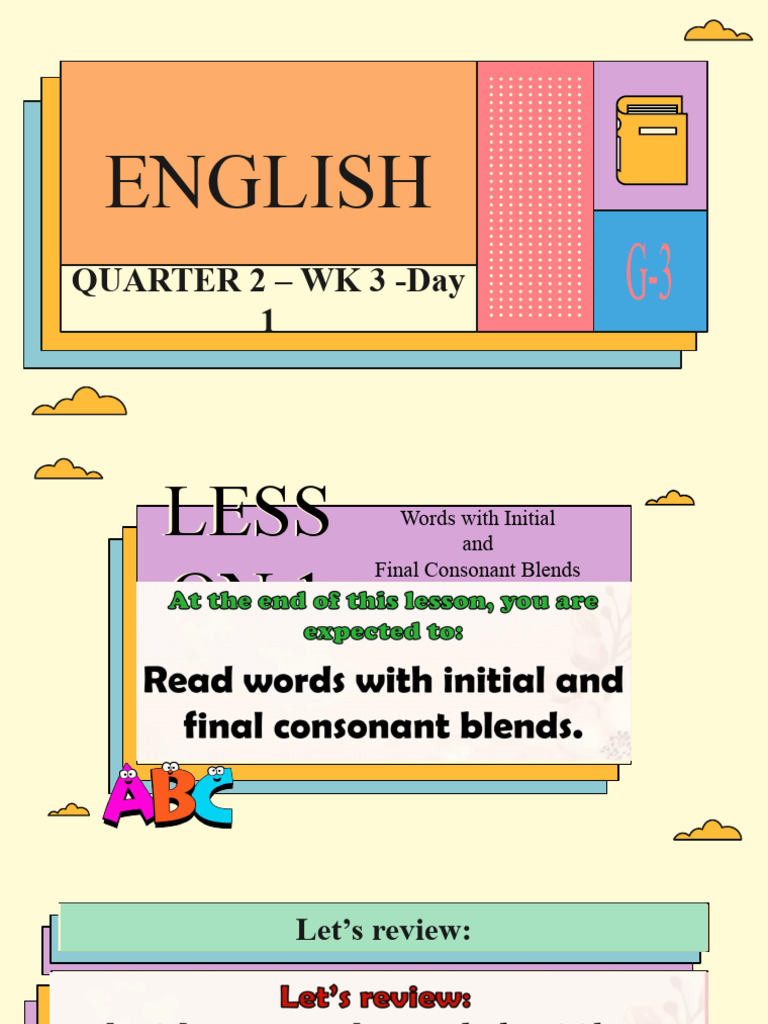 Teaching Initial Consonant Blends | PDF | Syllable | Language Families