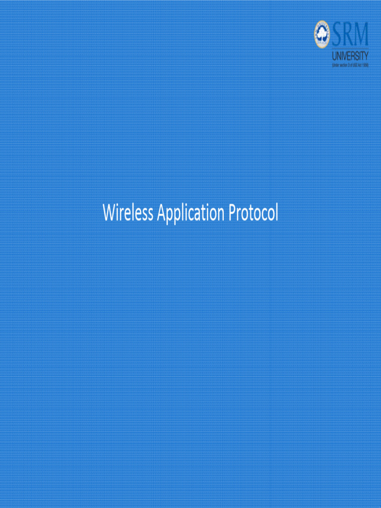 Wireless Application Protocol | PDF | Transport Layer Security | Internet Protocol Suite
