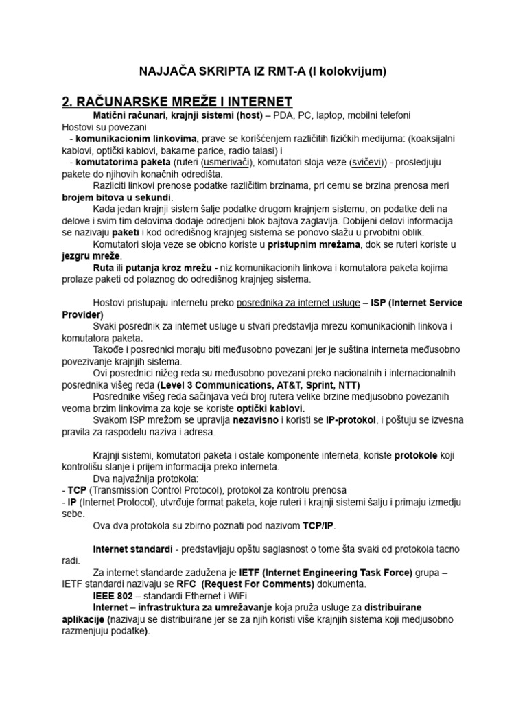 Najjaca Skripta | PDF