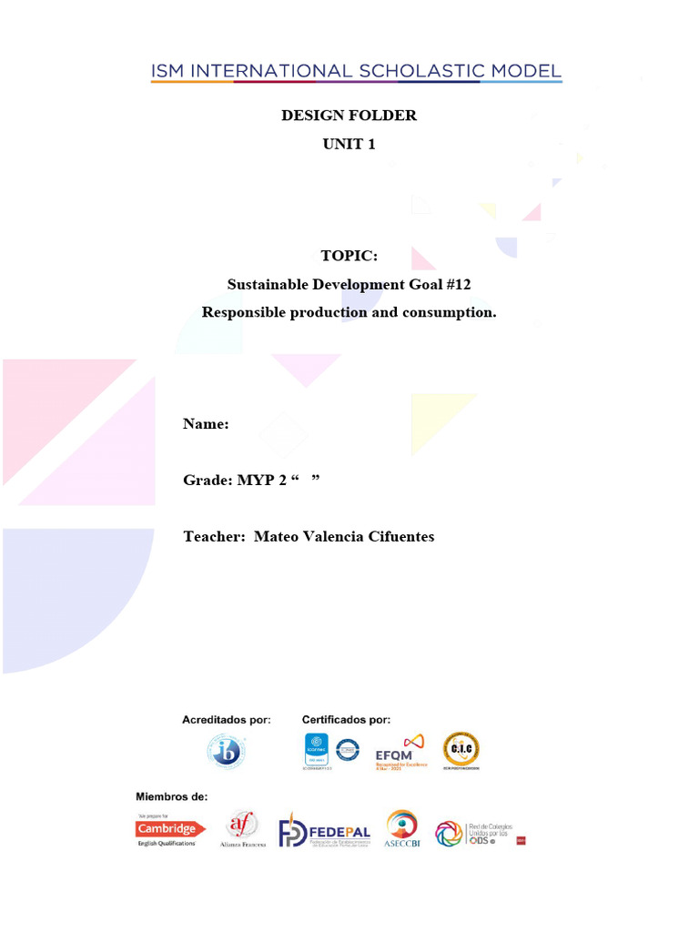 Criterion D Myp 2 | PDF